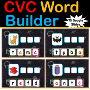 Beginning Sounds, Middle, Ending Sounds & CVC Words BIG BUNDLE - 250 ...