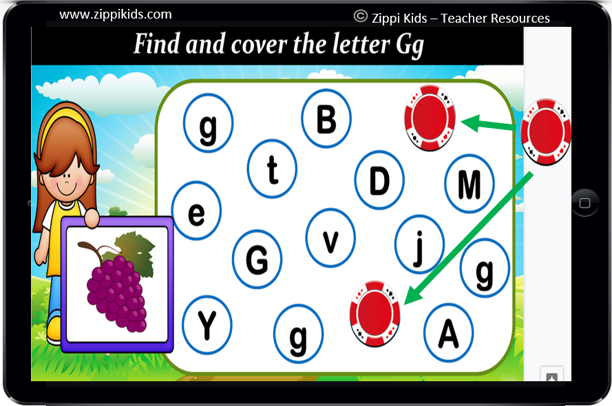 Digital Alphabet Find and Dab Game | Virtual Letter Dabbing – 26 Google ...