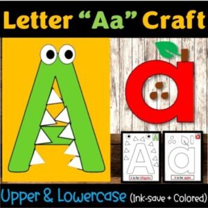 Letter "Aa" Alphabet Craft, Letter of the Week - Letter "A" Craft ...