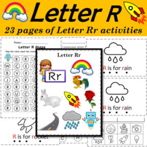 Alphabet Letter of the Week R Activities - Printable PDF - Zippi Kids