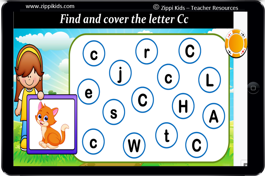 Digital Alphabet Find and Dab Game | Virtual Letter Dabbing – 26 Google ...