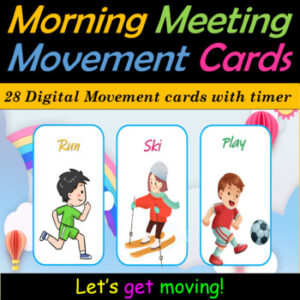 Digital Back to School Morning Meeting Bundle/Brain Breaks/Yoga Poses ...