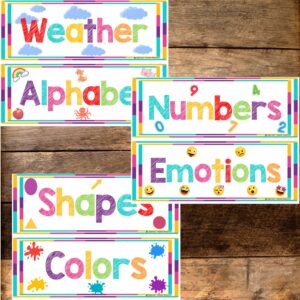 Back to School Classroom Decor Posters Bundle for Preschool, Pre-K ...