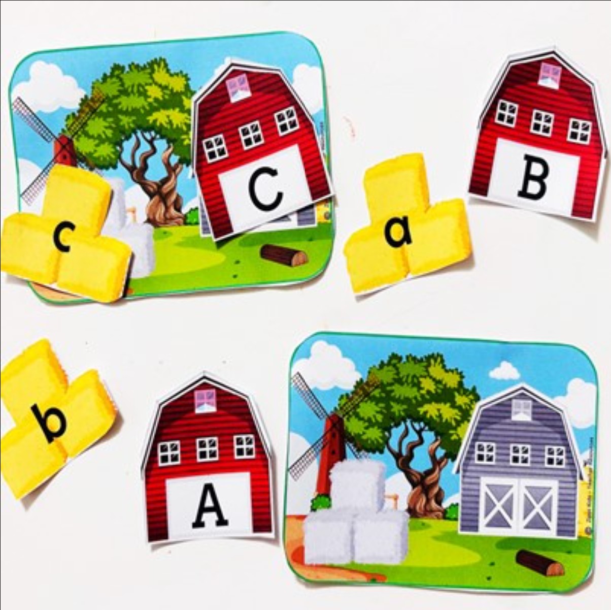 Farm Theme Preschool Printable - Farm Number Puzzle Free Printable ...