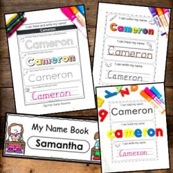 3D Letter NAME Craft for Back To school , First day of school activity ...