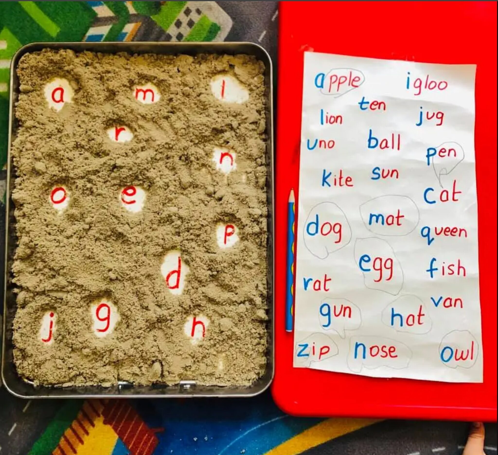 Sensory Bin Activity – Word Search - Zippi Kids