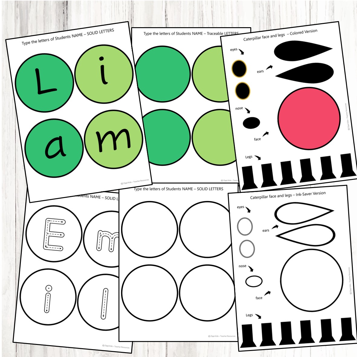 The Very Hungry Caterpillar Name Craft inspired by ERIC CARLE'S book ...