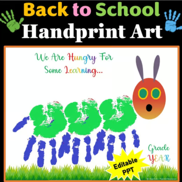 The Very Hungry Caterpillar Name Craft inspired by ERIC CARLE'S book ...