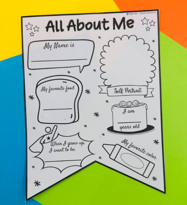 Back-to-School Picture Frame Craft for Pre-K and Kindergarten - Zippi Kids
