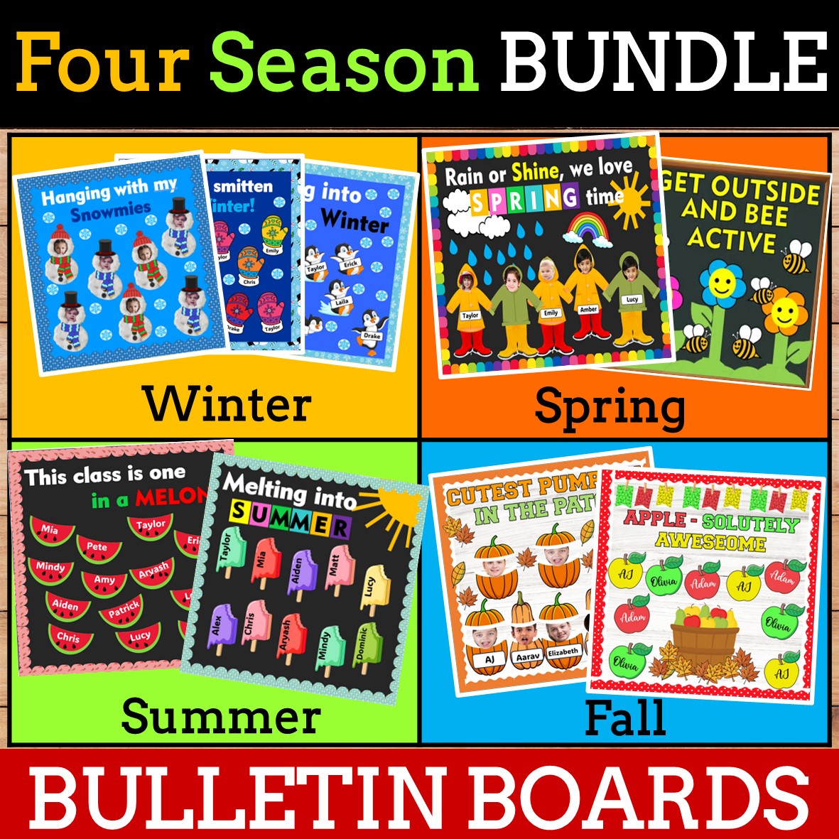 Fall Apple Bulletin Board decor , Back to School September Bulletin ...