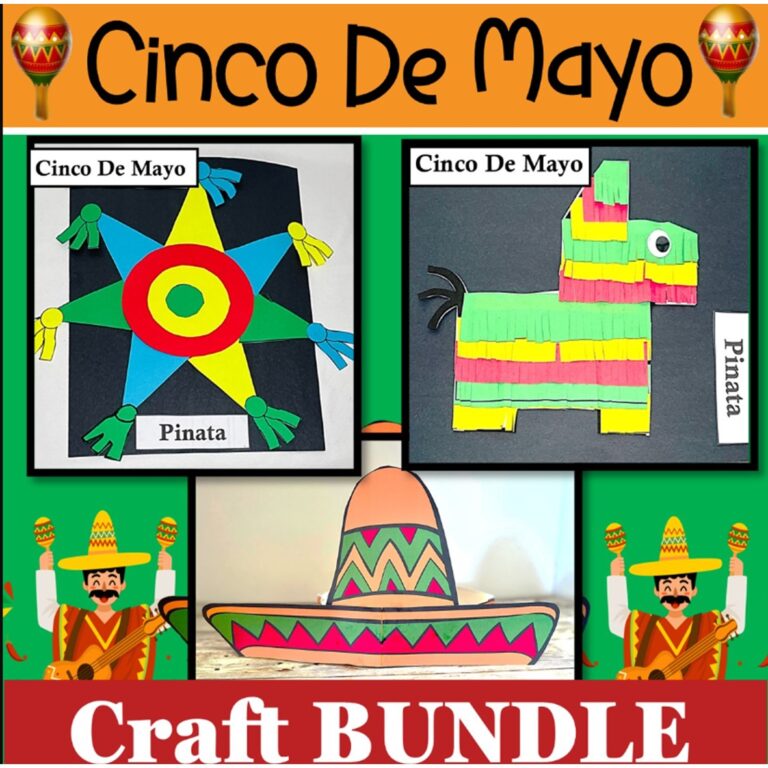 Cinco de Mayo Craft Activities, Sombrero hat , Piñata Craft! - Zippi Kids