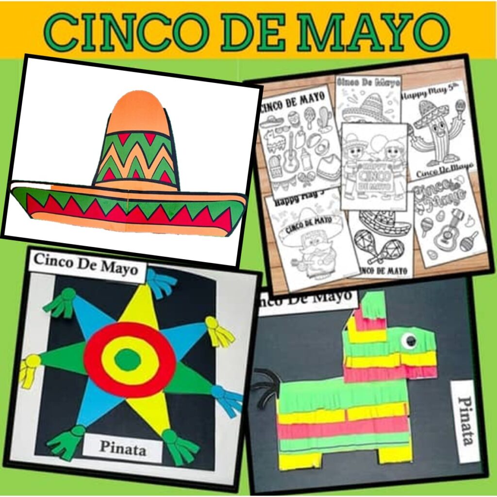 Cinco de Mayo Craft Activities, Sombrero hat , Piñata Craft! - Zippi Kids