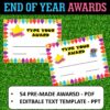 End of the Year Awards Certificates for Graduation - Zippi Kids